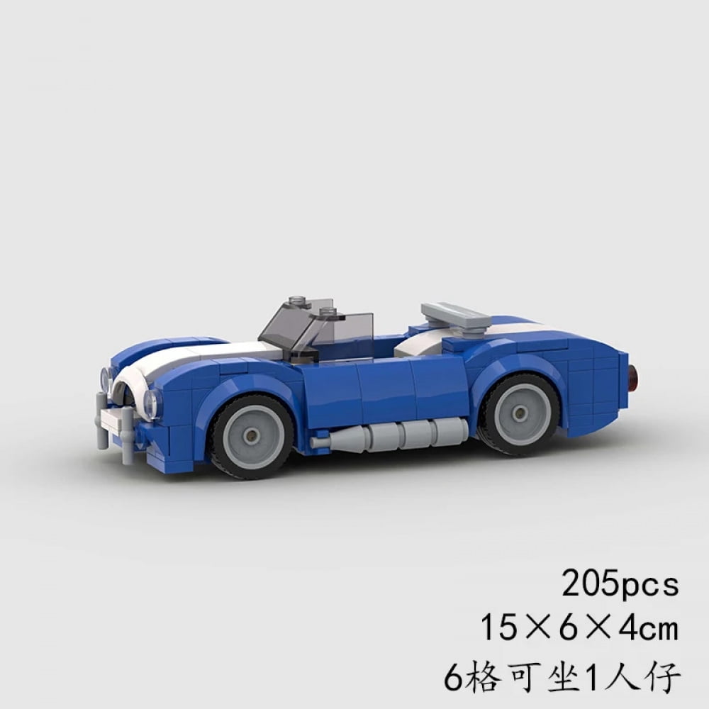 BeeEtMoc City Convertible MOC Car Model | Speed Champions F1 Racing ...
