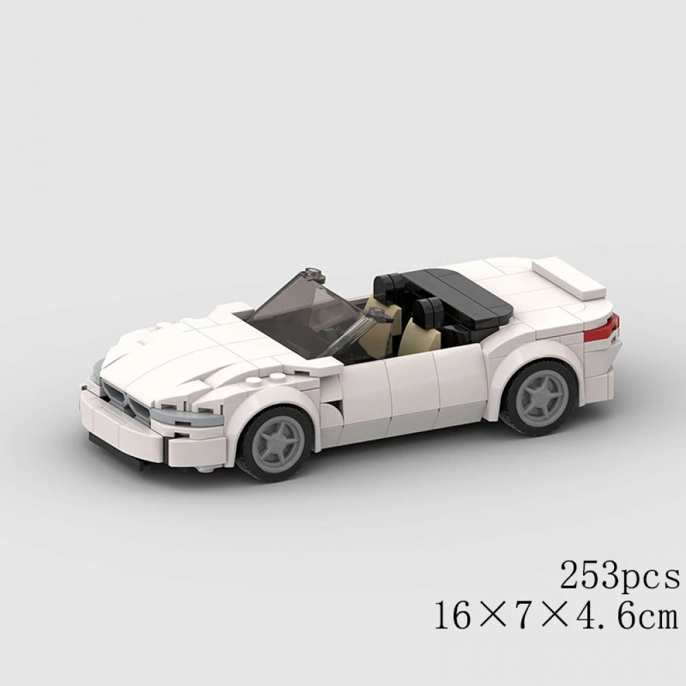 BeeEtMoc City Convertible MOC Car Model | Speed Champions F1 Racing ...