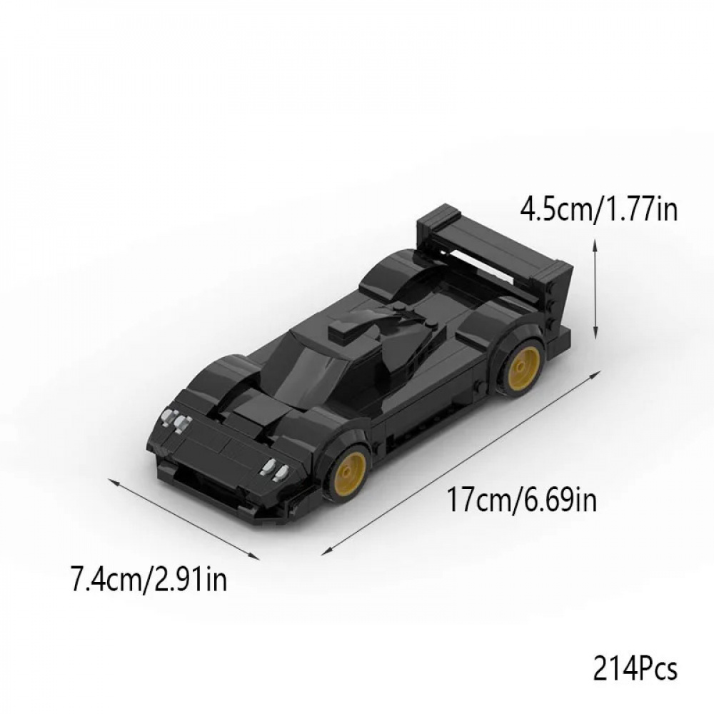 BeeEtMoc MOC City Racing Car Model, Sports Vehicle Building Blocks Set ...