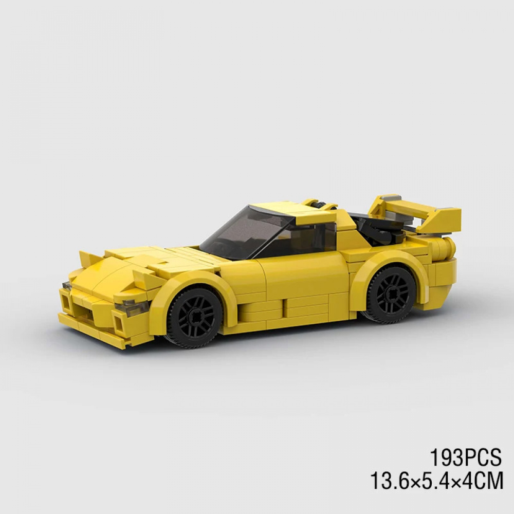 BeeEtMoc Yellow MOC Car – Hornet Taxi Cab Racing Vehicle Model, F1 ...