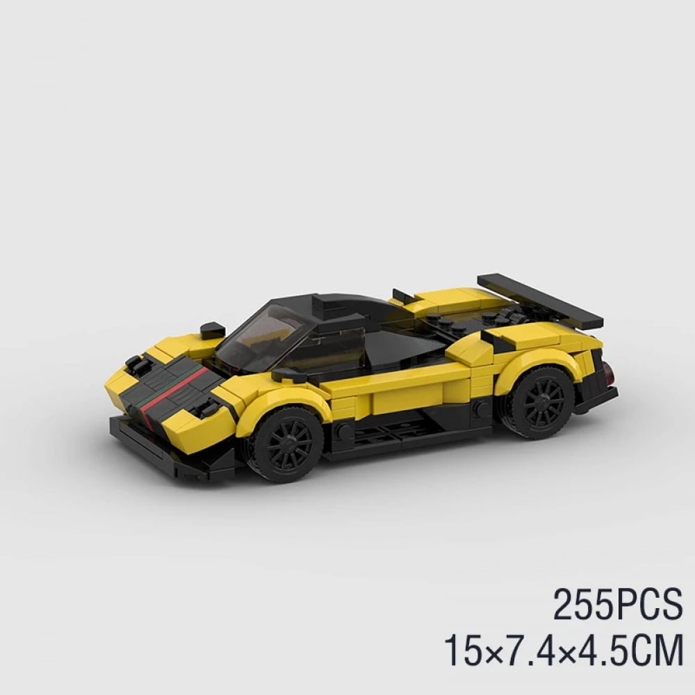 BeeEtMoc Yellow MOC Car – Hornet Taxi Cab Racing Vehicle Model, F1 ...