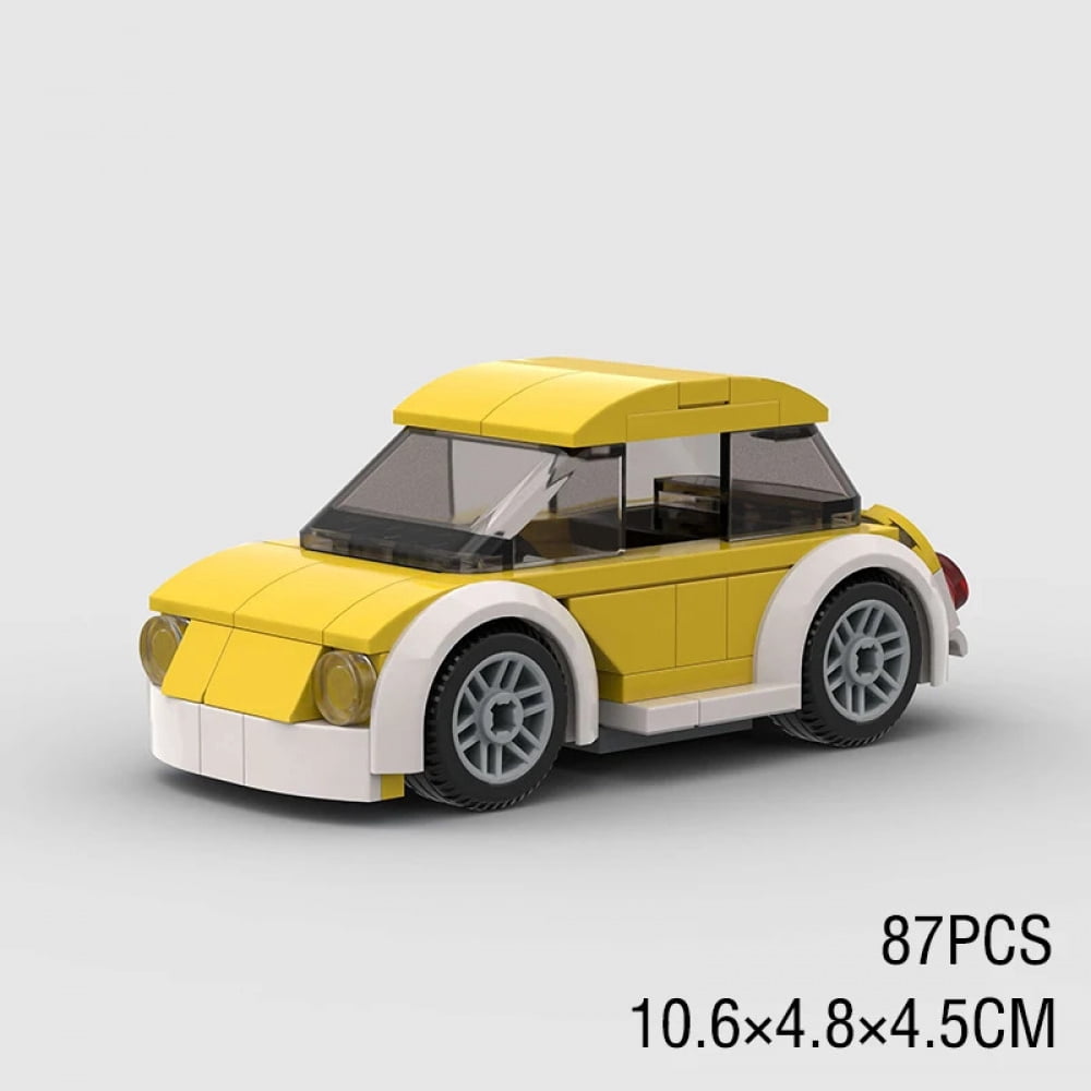 BeeEtMoc Yellow MOC Car – Hornet Taxi Cab Racing Vehicle Model, F1 ...