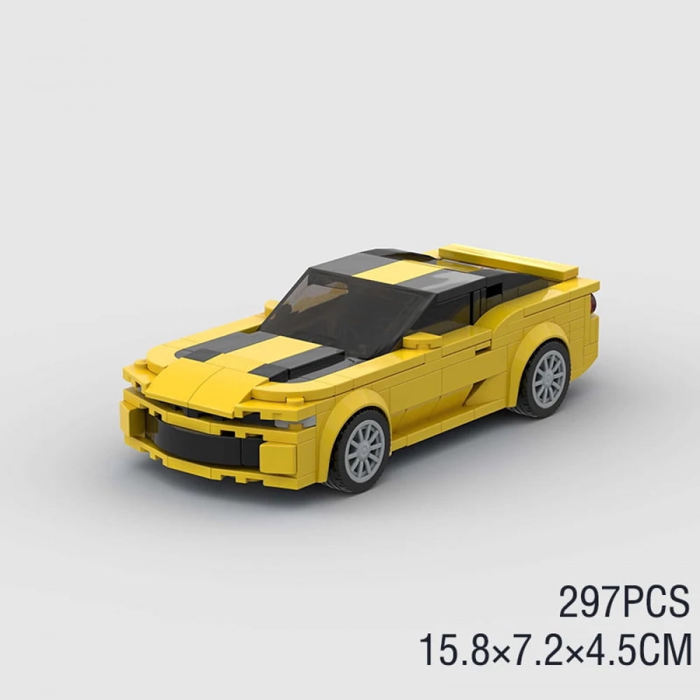 BeeEtMoc Yellow MOC Car – Hornet Taxi Cab Racing Vehicle Model, F1 ...
