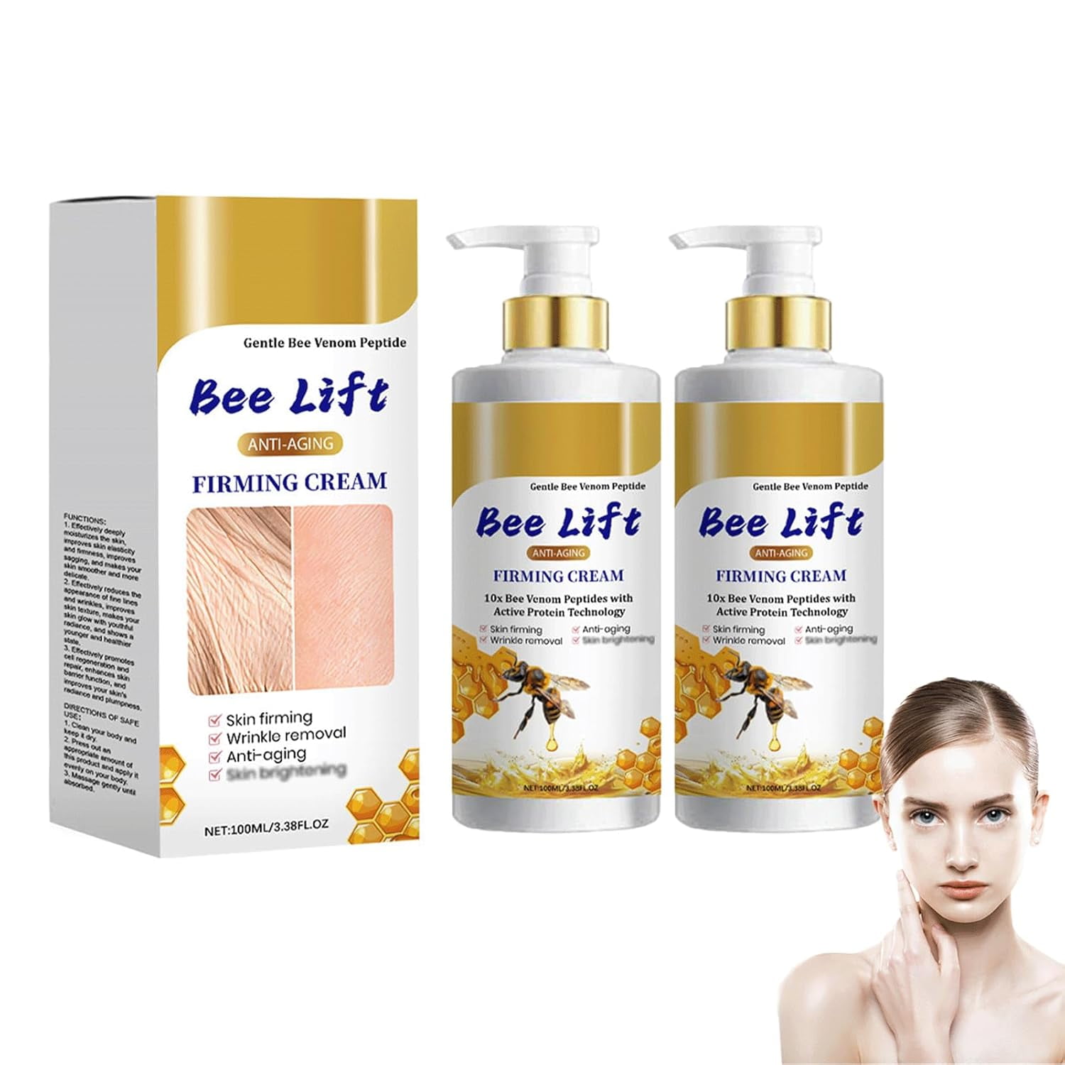 BeeLift Anti-Aging Firming Cream, 2025 New Professional Veneno de Abeja ...