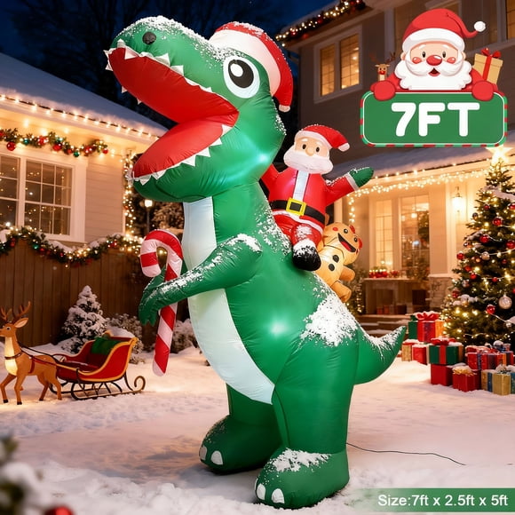 Christmas Inflatables in Outdoor Christmas Decorations - Walmart.com