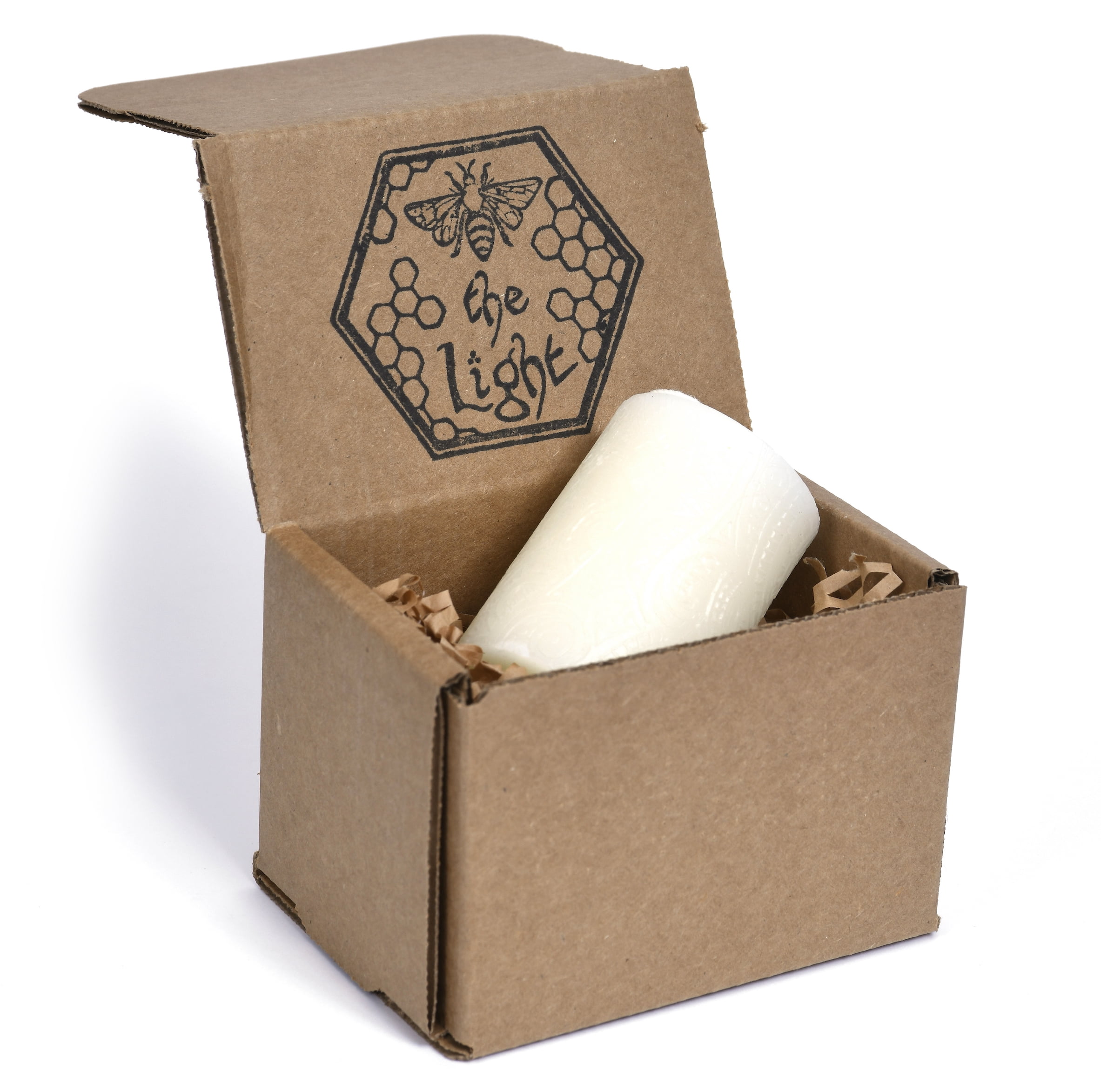 BeeTheLight Beeswax Pillar Candle - 100% Pure Bees Wax - Choose Your ...