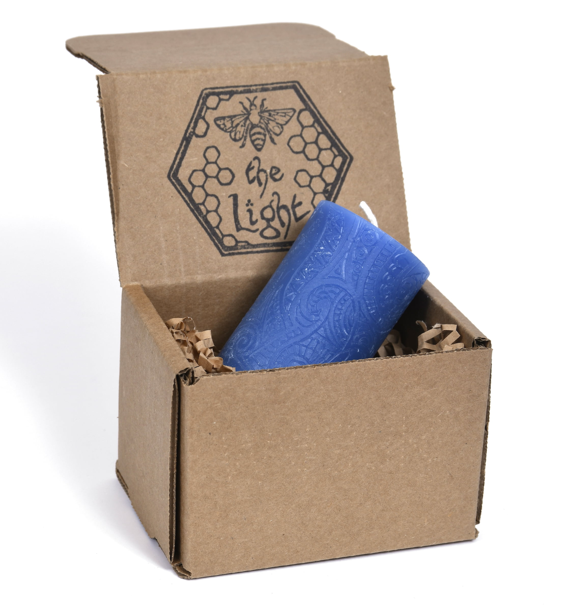 BeeTheLight Beeswax Pillar Candle - 100% Pure Bees Wax - Choose Your ...