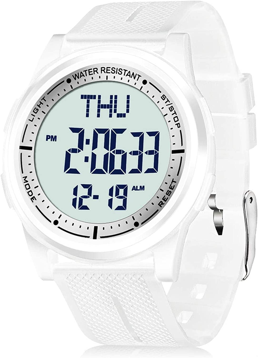 Beeasy Womens Digital Watch Waterproof with Stopwatch Alarm Countdown ...