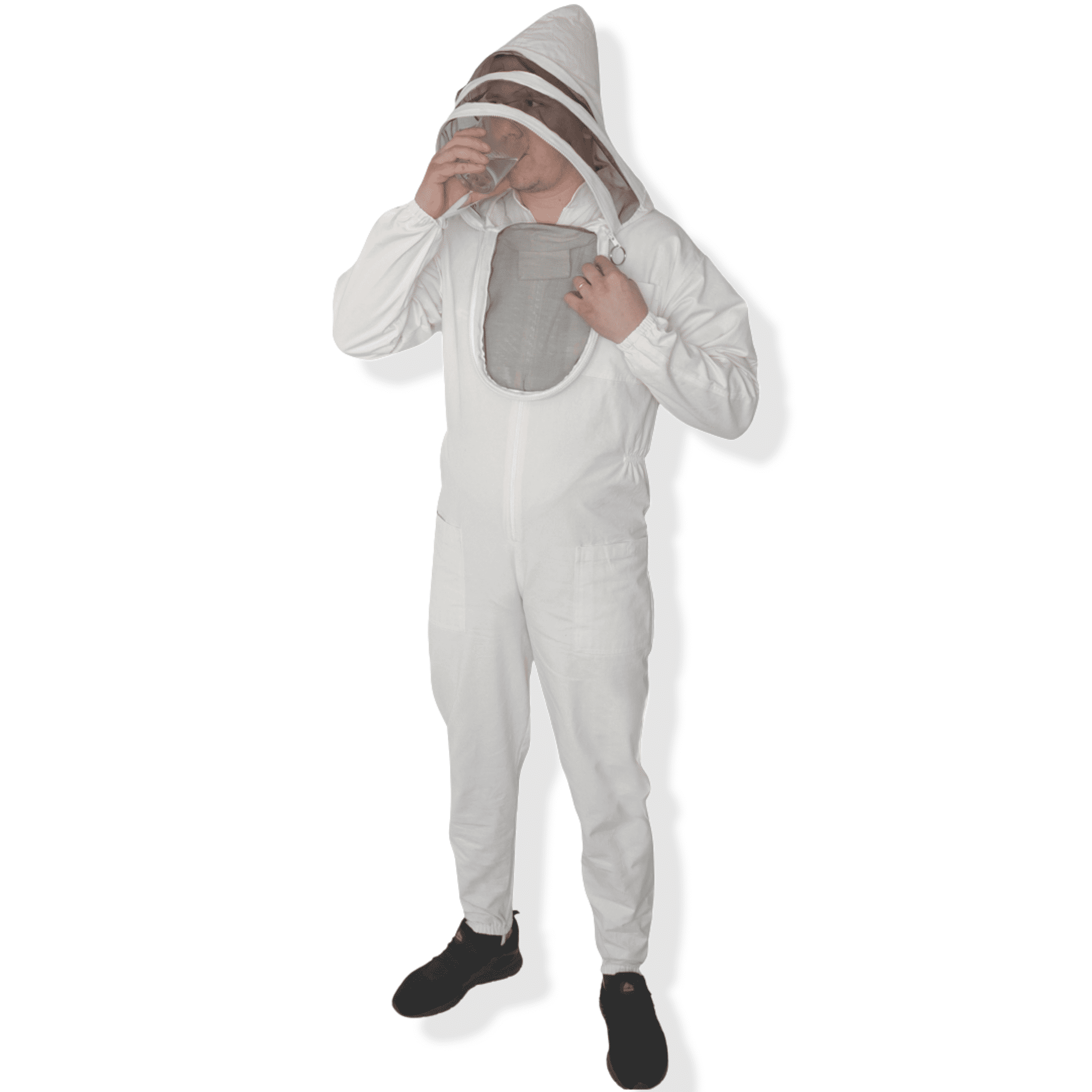 Beeattire Beekeeper Suit Made from Thick Cotton with Veil Sting Proof ...