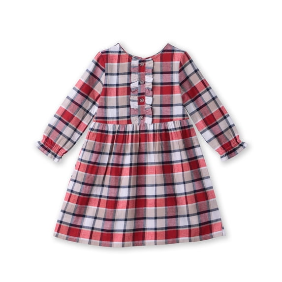 Beebay Heritage checks Fit and Flare Checks Multi - 2 Years - Walmart.com