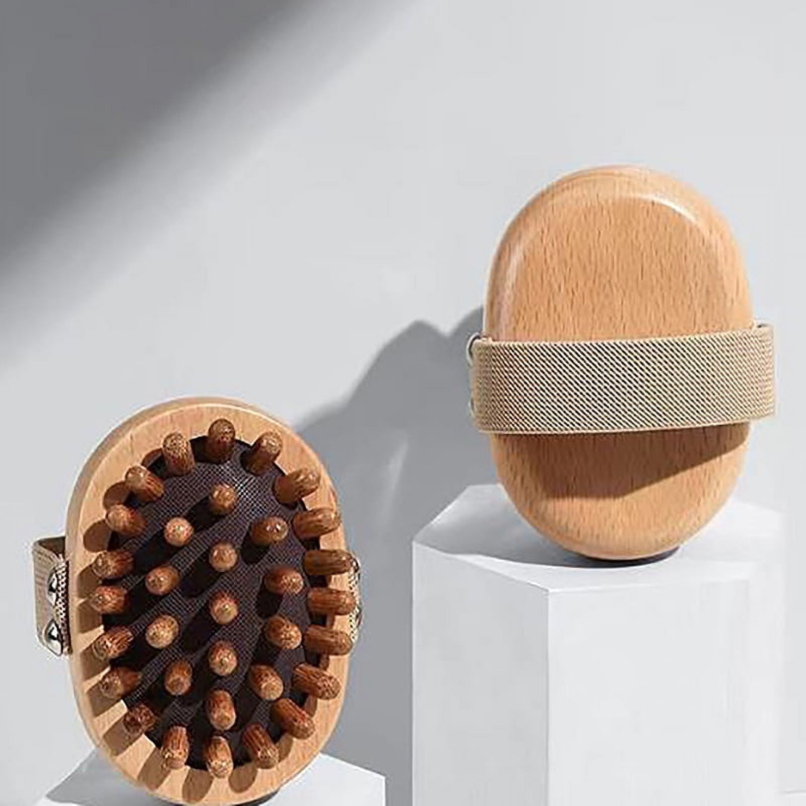 Beech Body Anti Cellulite Brush Soothing Wooden Spa Air Cushion Massage ...