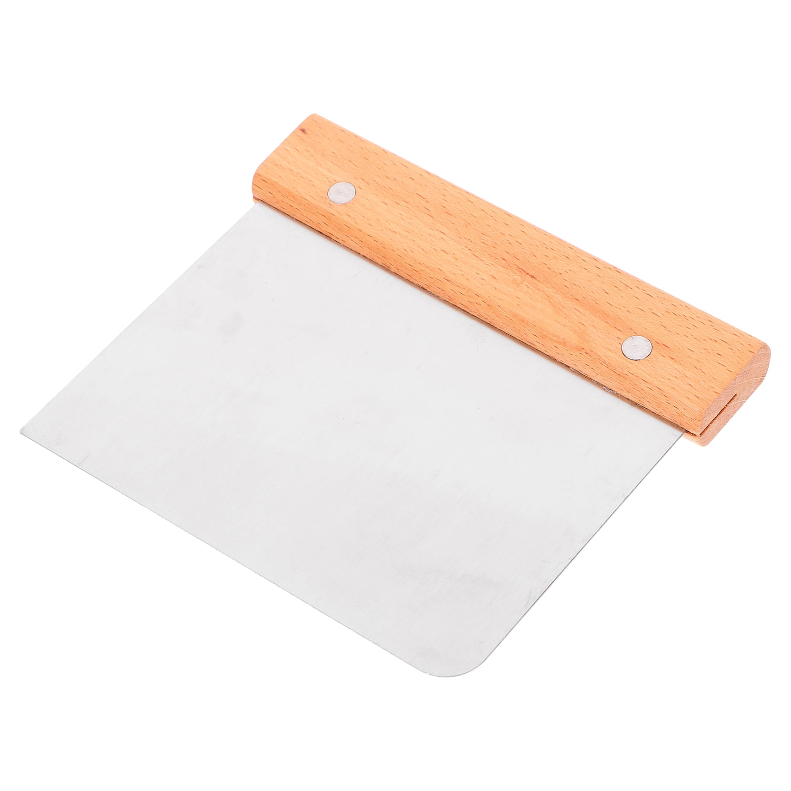 Beech Wood Flour Cutter Kitchen Scraper Tool for Baking and Food Prep ...