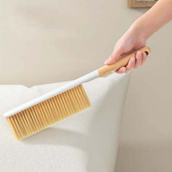 Beech Handle Soft Bristle Cleaning Brush | Large 15.7" Multifunctional ...