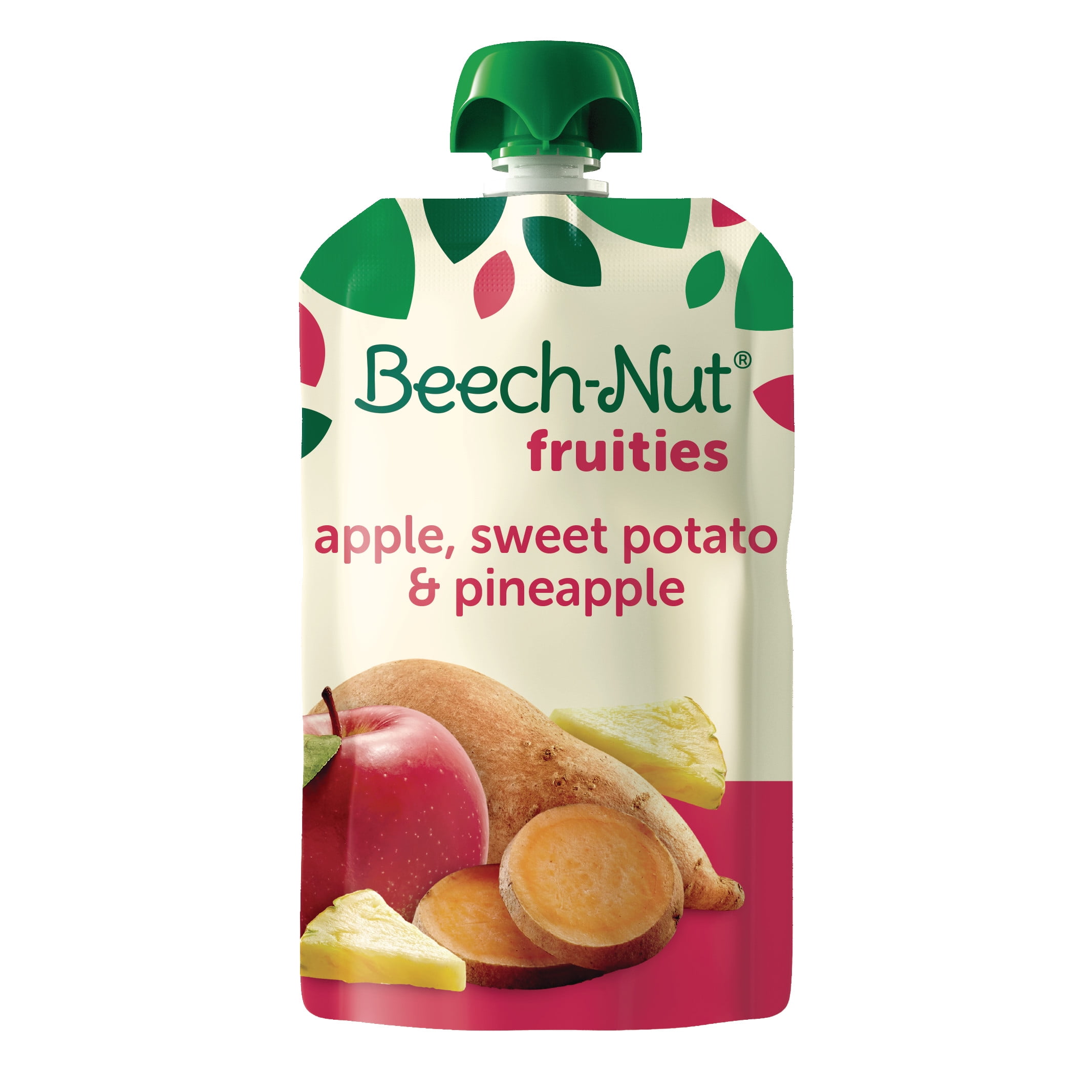 Beech-Nut Fruities Stage 2 Baby Food, Apple Sweet Potato & Pineapple, 3 ...