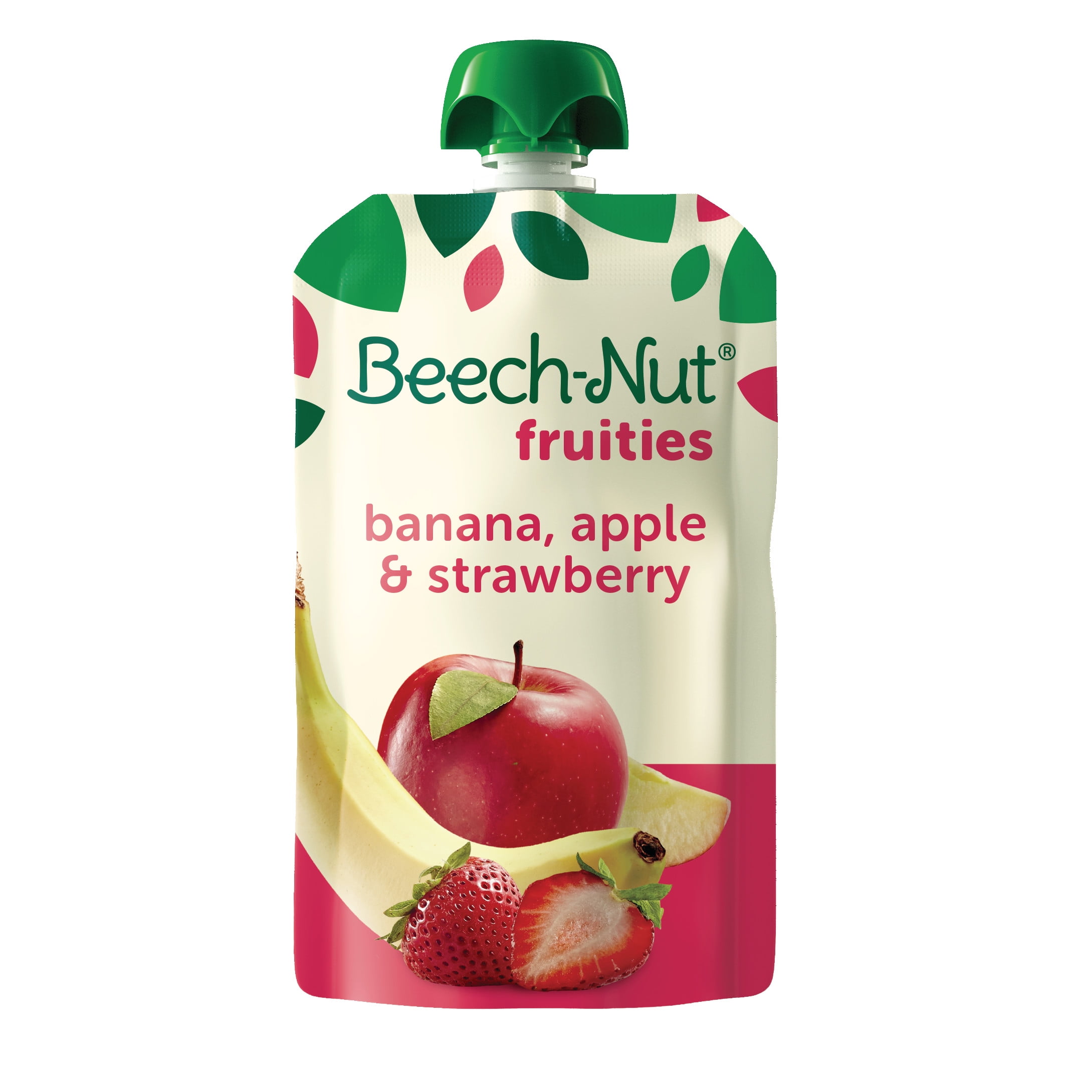 Beech-Nut Fruities Stage 2 Baby Food, Banana Apple & Strawberry, 3.5 oz ...