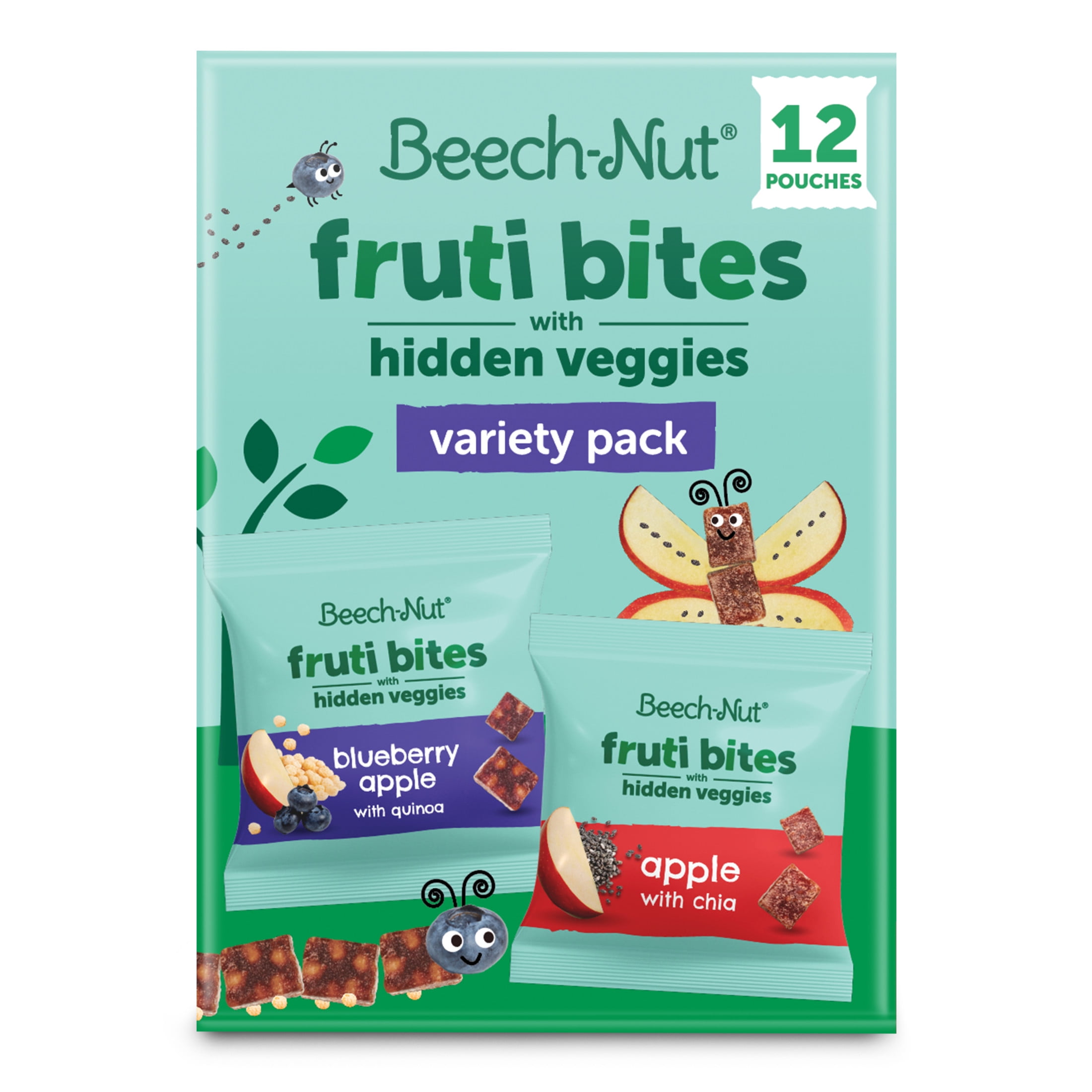 Beech-Nut Fruti Bites Toddler Snack with Hidden Veggies, Fruit Snack ...