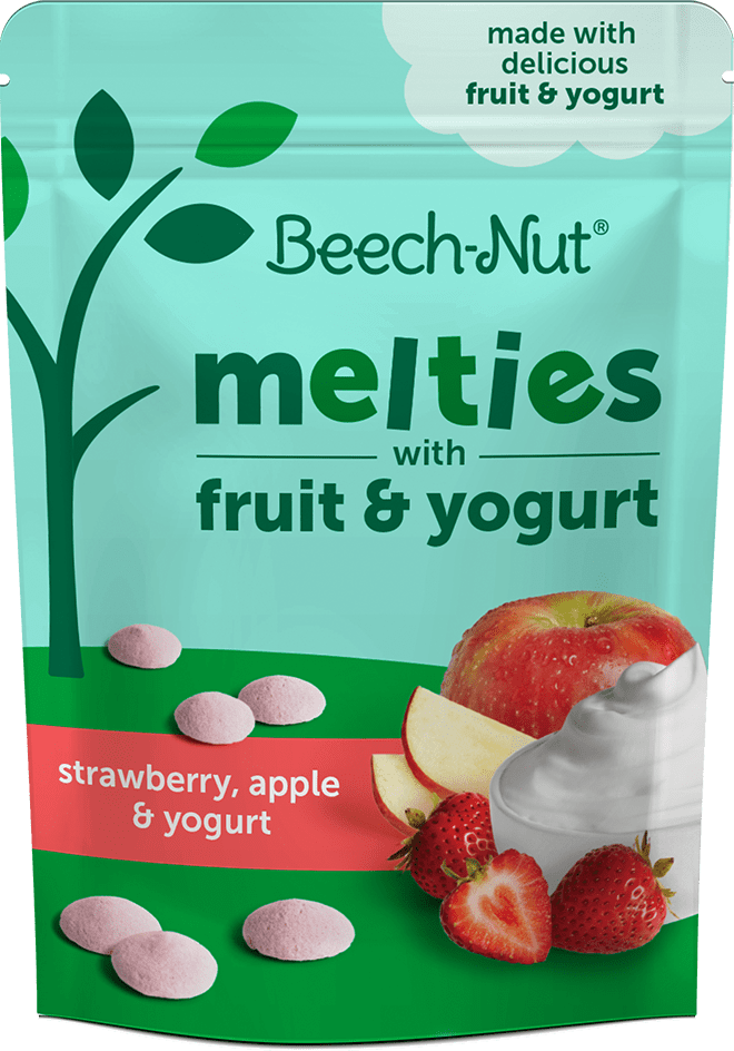 Beech-Nut Melties Strawberry Apple & Yogurt Melts Baby & Toddler Snack ...