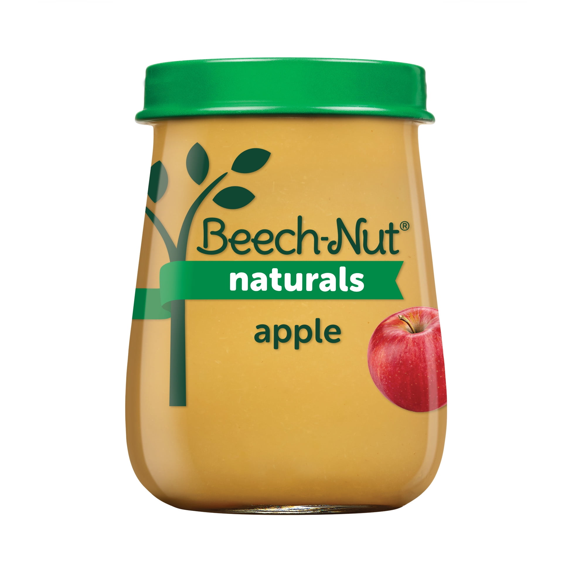 Beech-Nut Naturals Stage 1 Baby Food, Apple, 4 oz Jar - Walmart.com