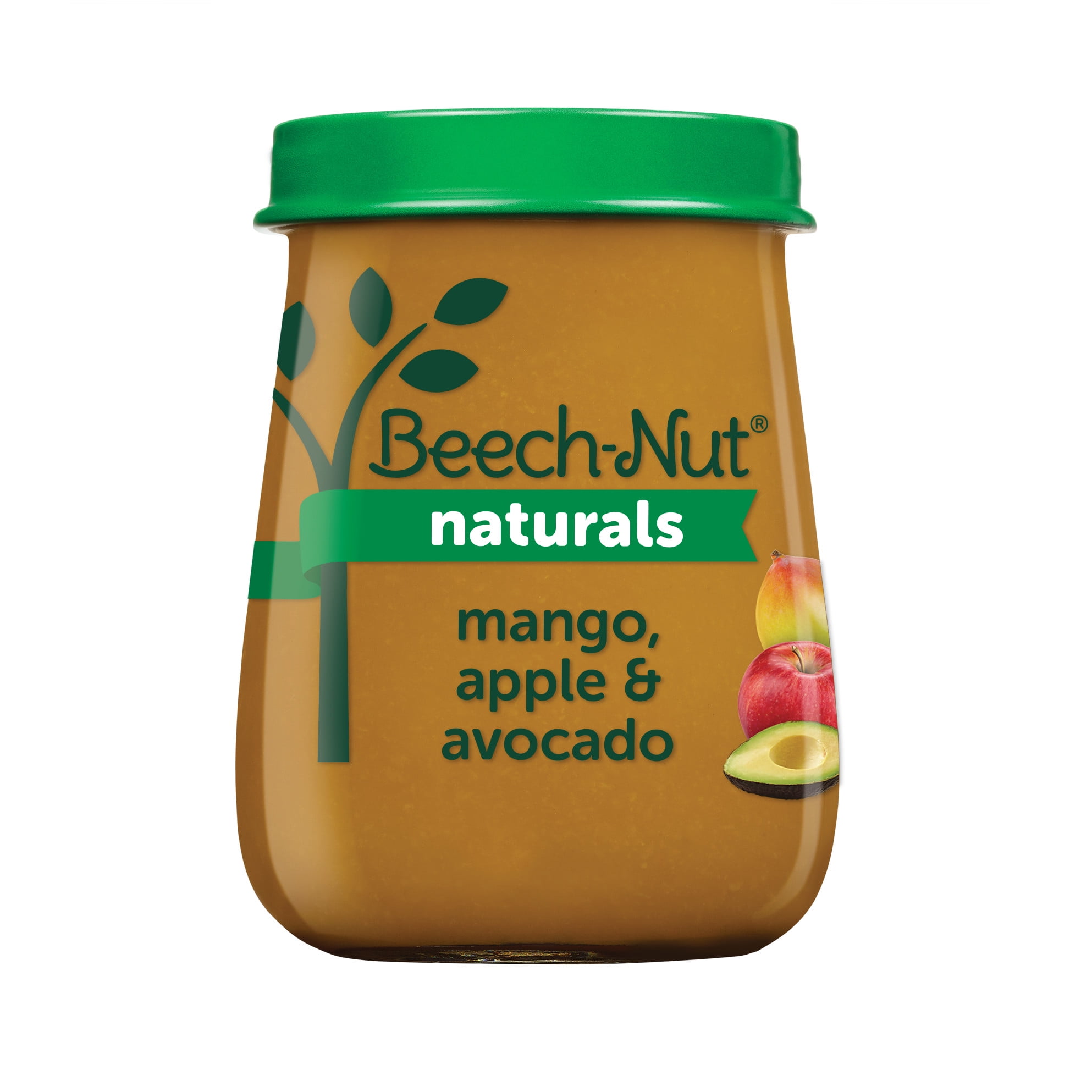 Beech-Nut Naturals Stage 2 Baby Food, Mango Apple & Avocado, 4 oz Jar ...