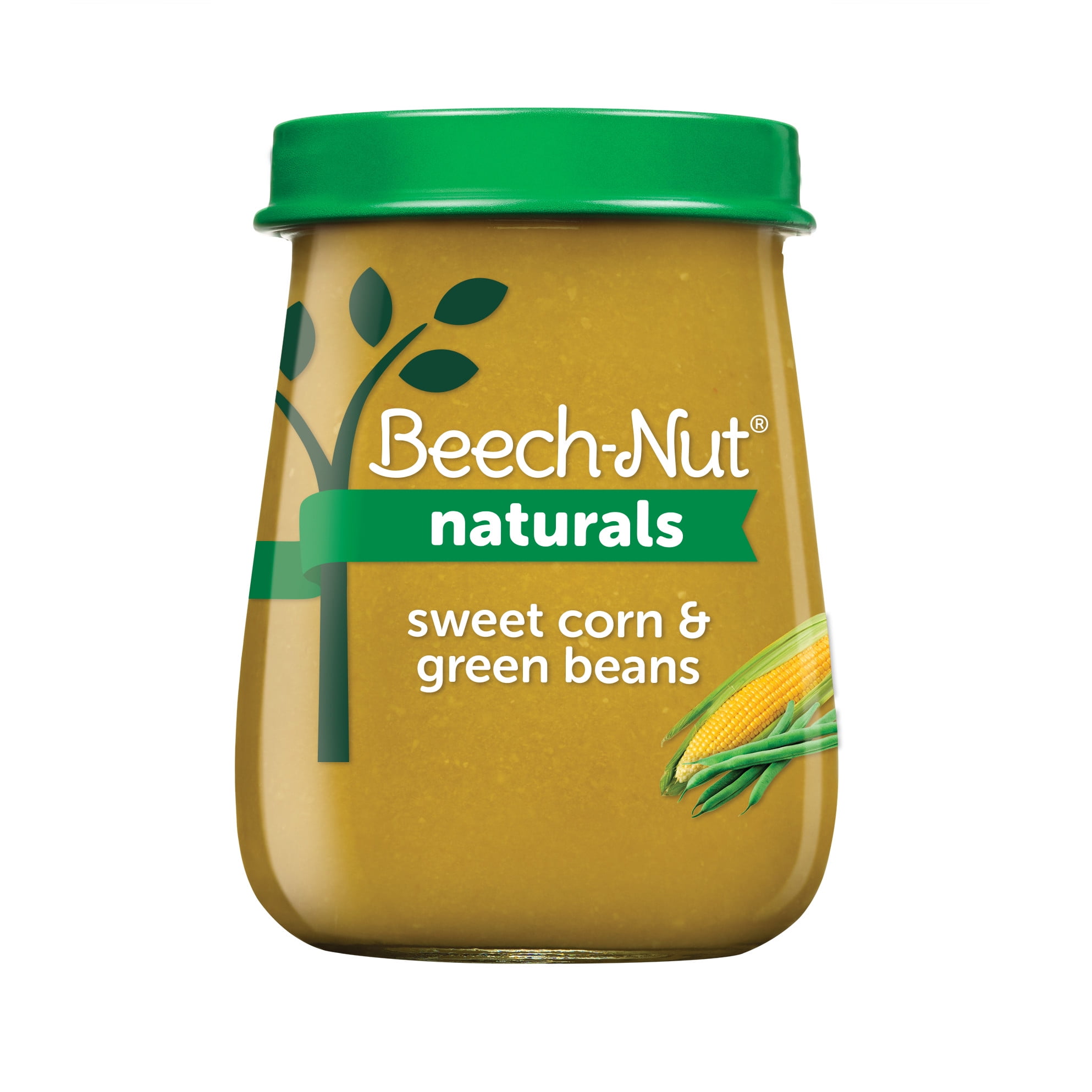 Beech-Nut Naturals Stage 2 Baby Food, Sweet Corn & Green Beans, 4 oz ...