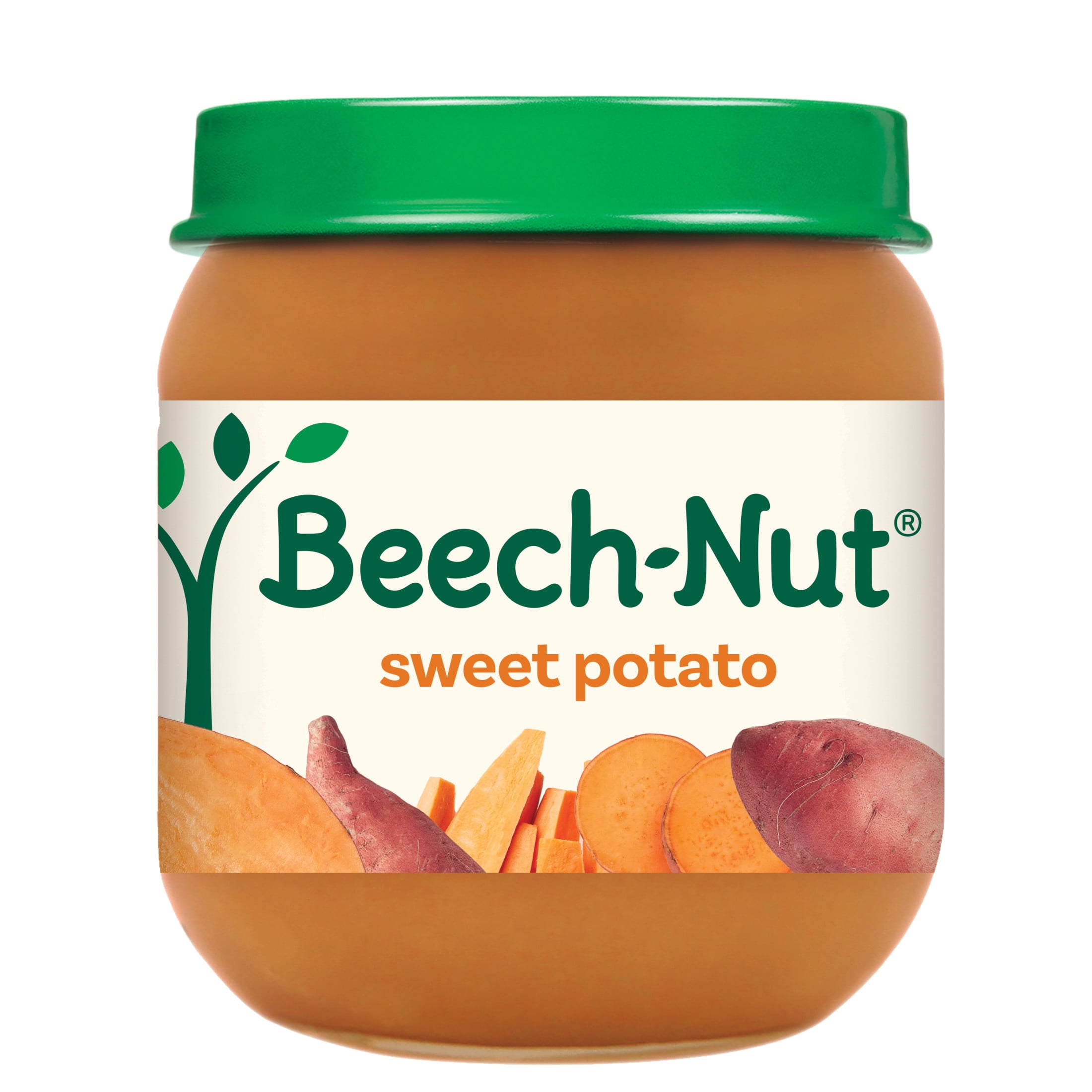 Beech-Nut Baby Food Sweet Potato Puree 4 oz Jar Stage 2 - Walmart.com