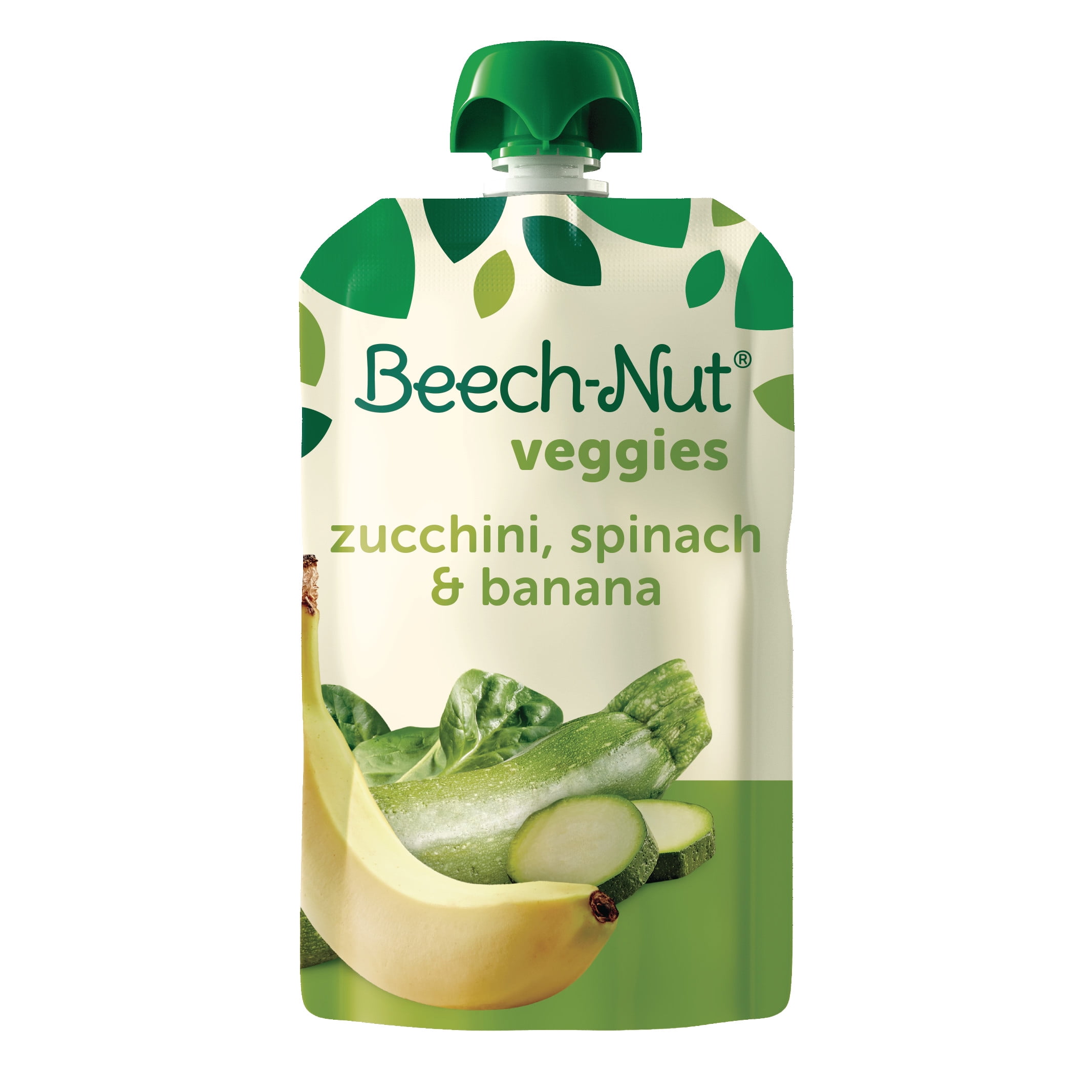 Beech-Nut Veggies Stage 2 Baby Food, Zucchini Spinach & Banana, 3.5 oz ...