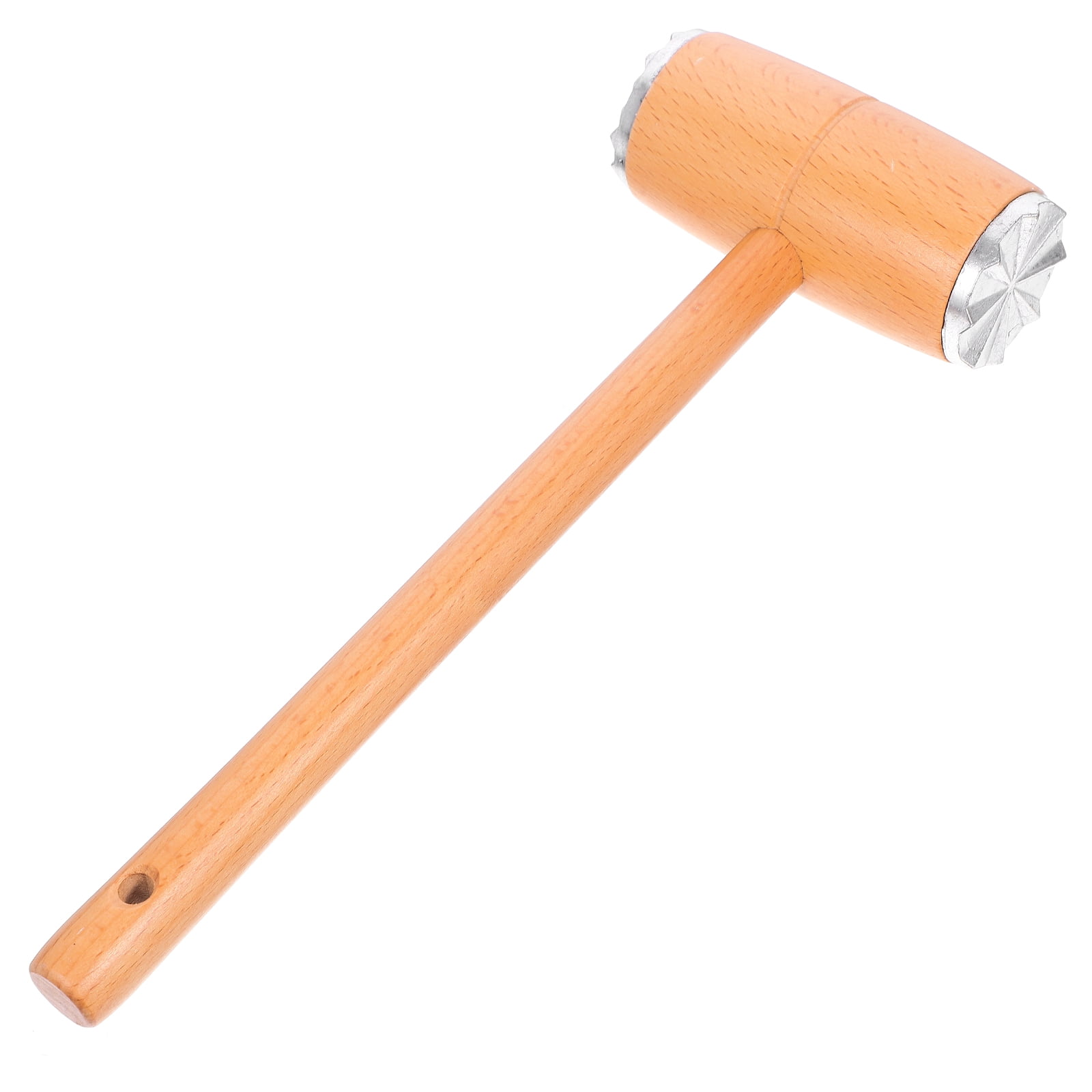 Beech Pine Meat Hammer Grilling Tools Barbecue Hammers Tenderizer Metal ...