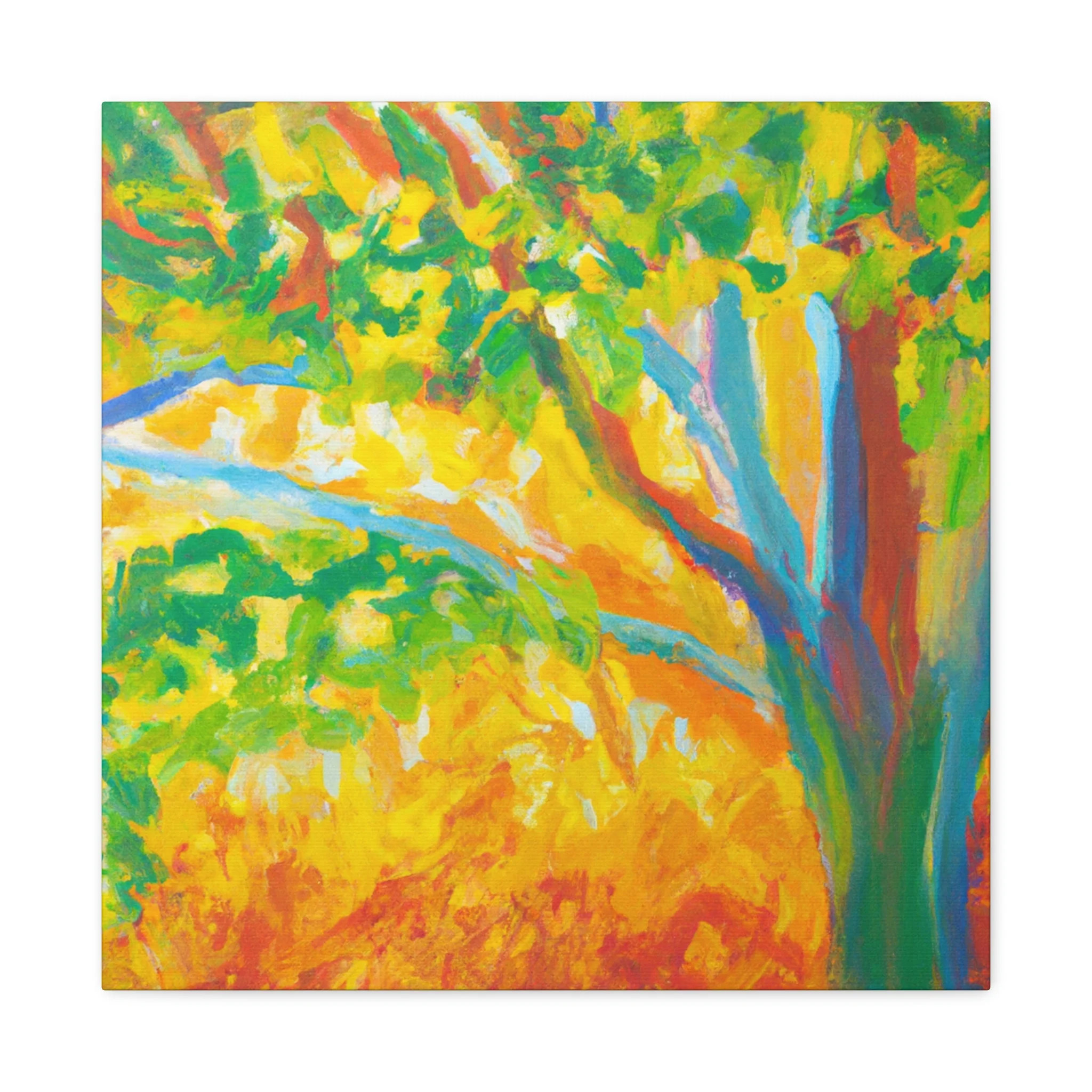 Beech Tree Fauvism - Canvas - Walmart.com