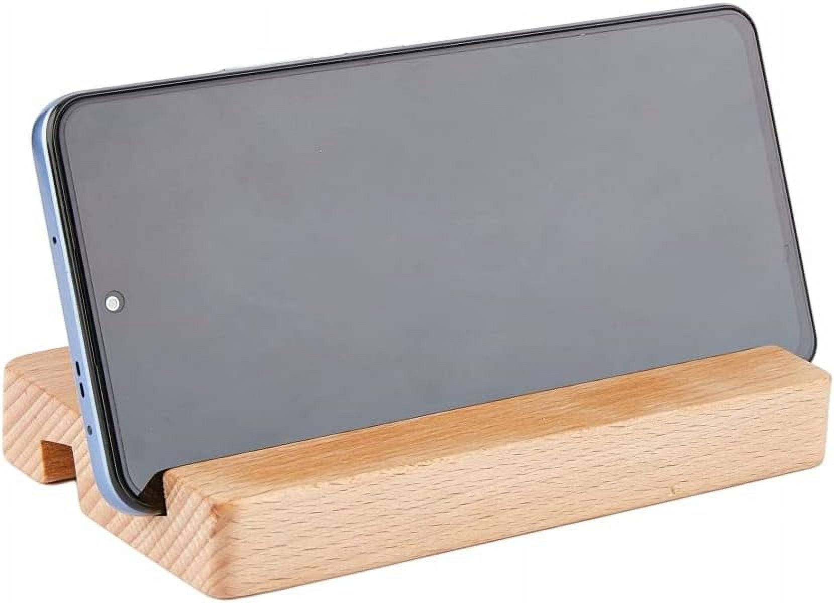 Beech Wood Mobile Phone Holders Rectangle BurlyWood 14.1x8x2cm ...