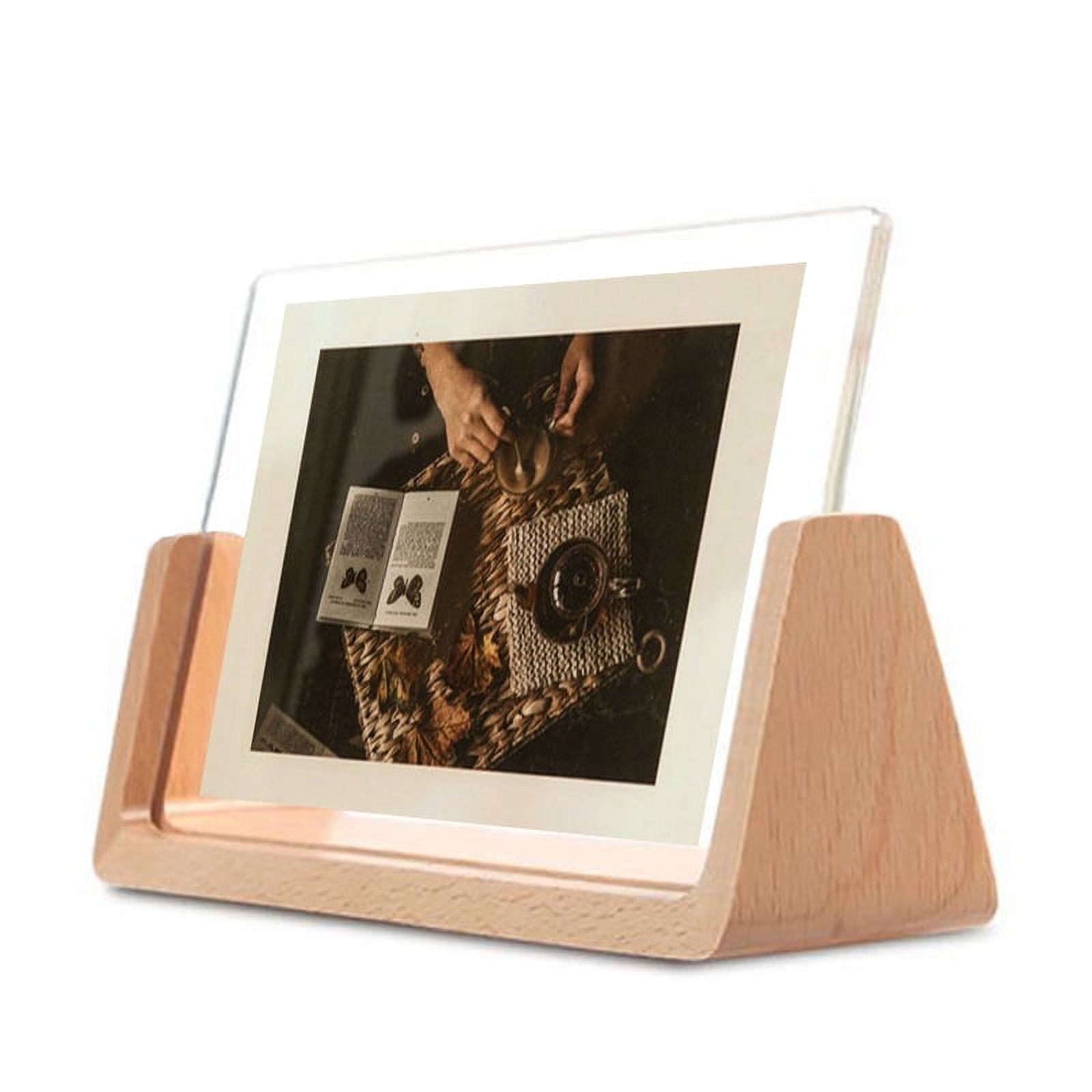 Beech Wood Picture Frame Creative Photo Frame Set Simple Acrylic U ...