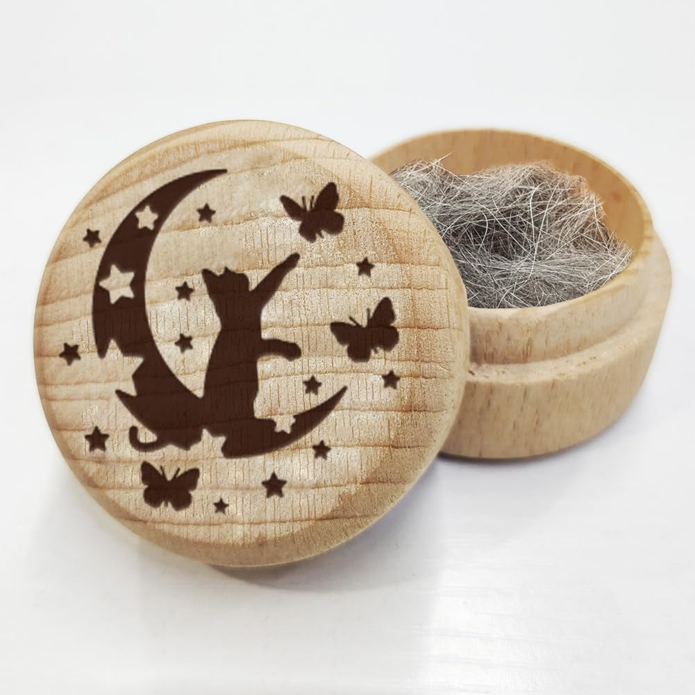 Beech Wooden Engraved My First Curl Box for Baby Shower Birthday Party ...