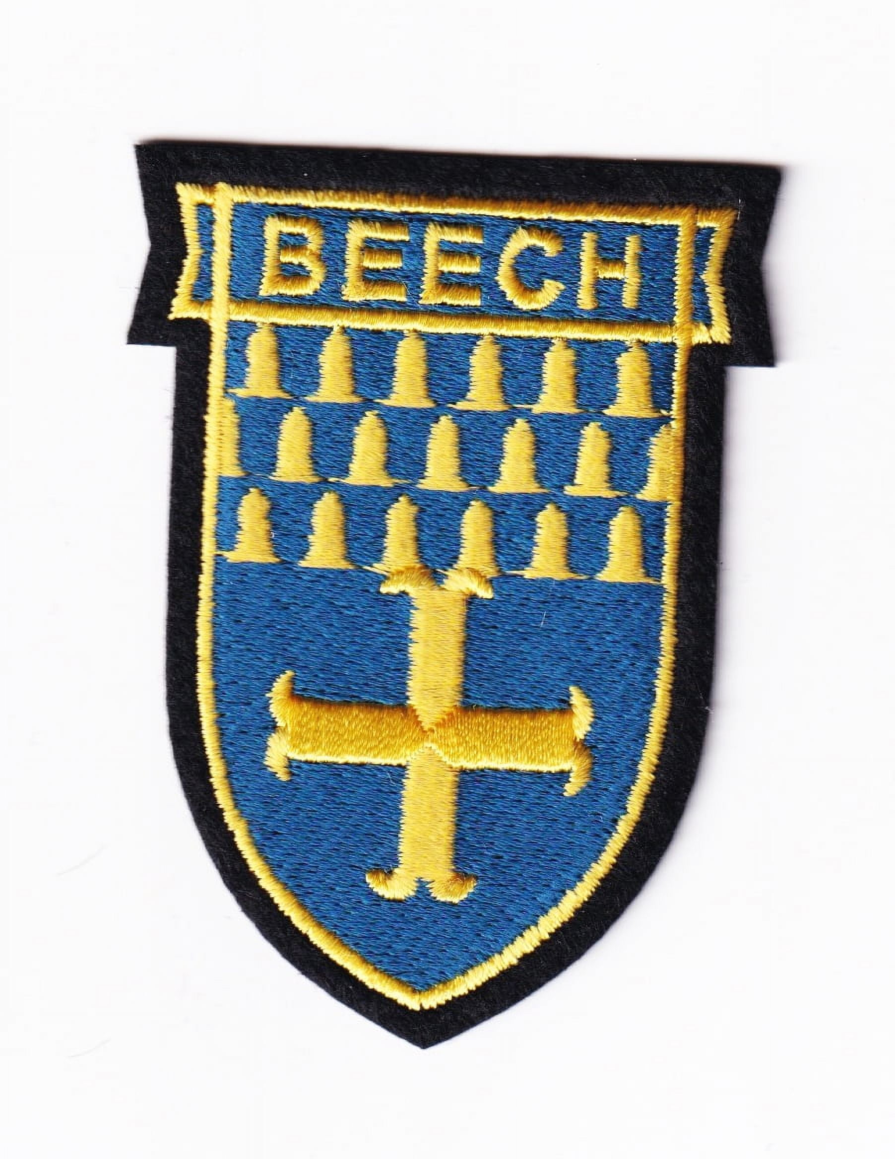 Beechcraft® Blue and Shield Patch, 3 in, Embroidered, Sew On ...