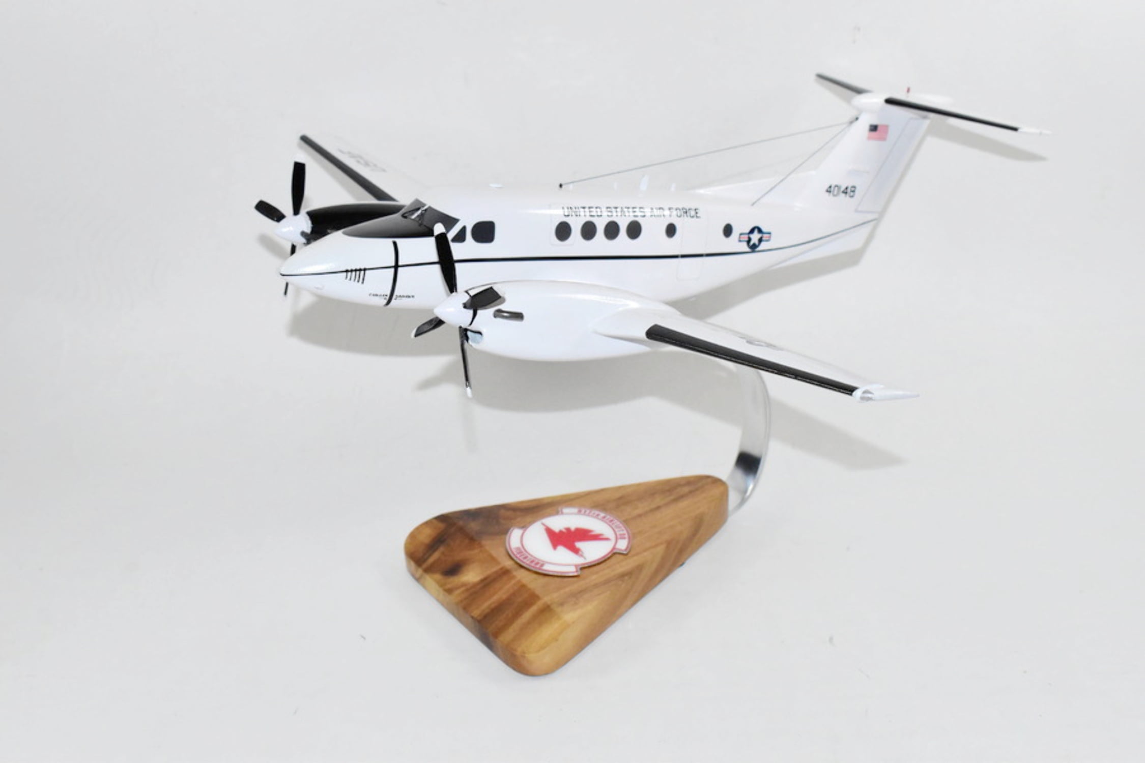 Beechcraft® C-12 Huron, 517th Airlift Squadron, 1/36 Scale Mahogany ...