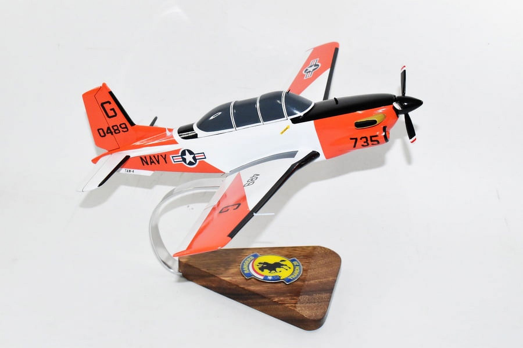 Beechcraft® T-34C TurboMentor, VT-28 Rangers, 16 Scale Mahogany Model ...