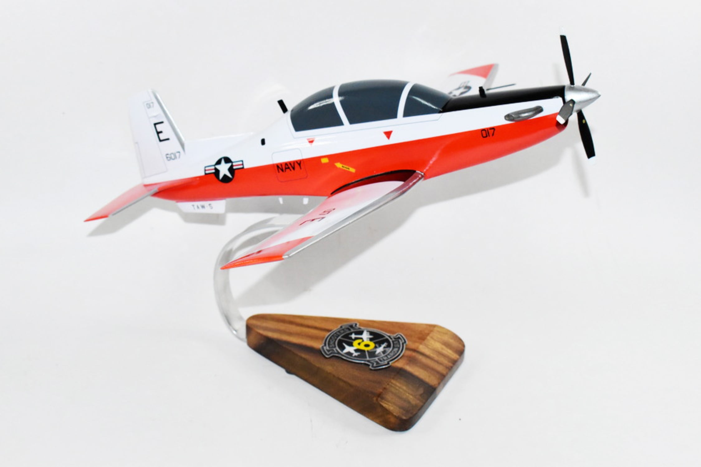 Beechcraft® T-6b Texan II, VT-6 Shooters (Navy), 16, Mahogany Scale ...