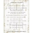 Beechdale Frames 171744 Rustic Pallet Art-The Ten Commandments - 9 x 12 in. - Walmart.com