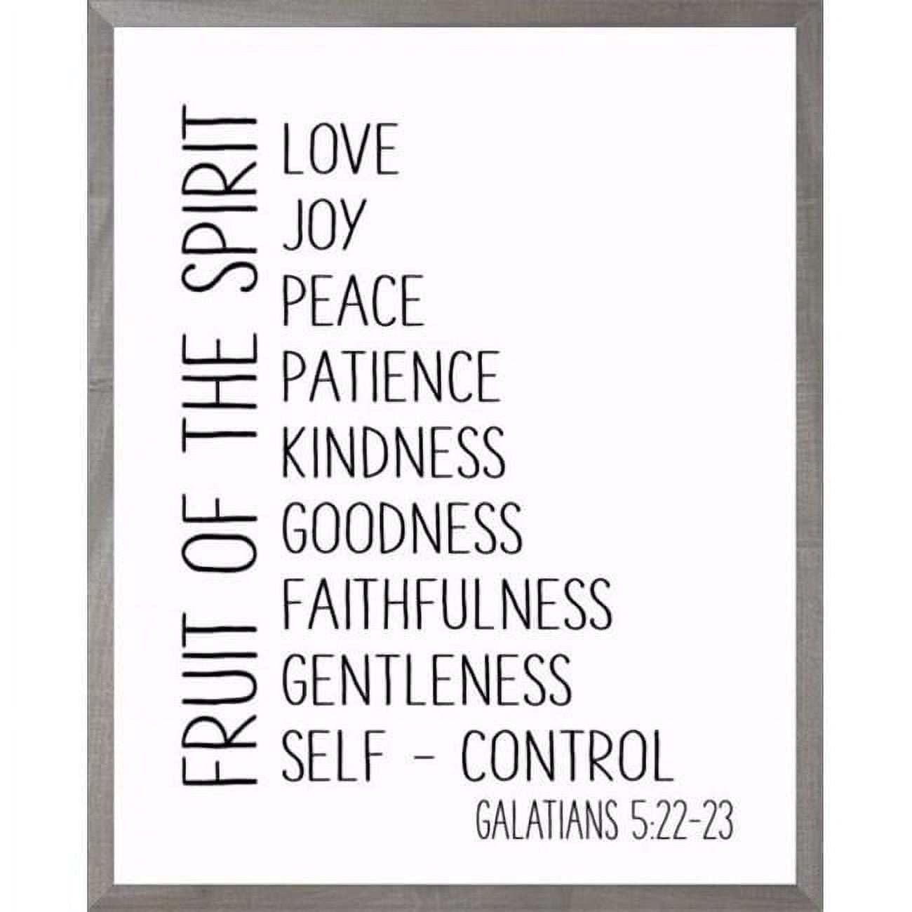 Beechdale Frames 171762 8 x 10 in. Framed Farmhouse Art - Fruit of The Spirit, White - Walmart.com