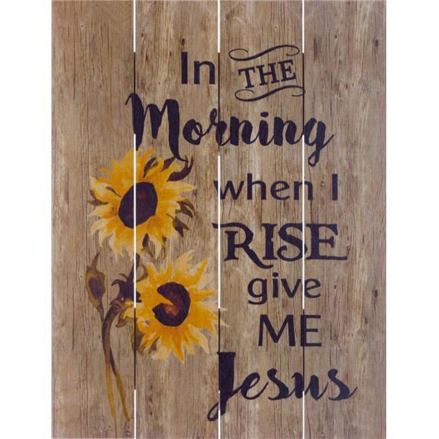 Beechdale Frames 212572 9 x 12 in. Give Me Jesus Rustic Pallet Art ...