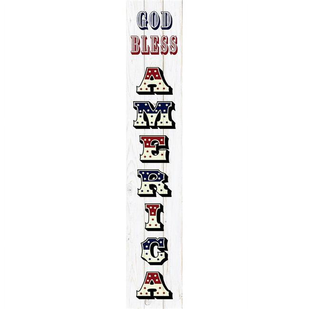 Beechdale Frames 337297 4 x 24 in. God Bless America Porch Sign - Walmart.com