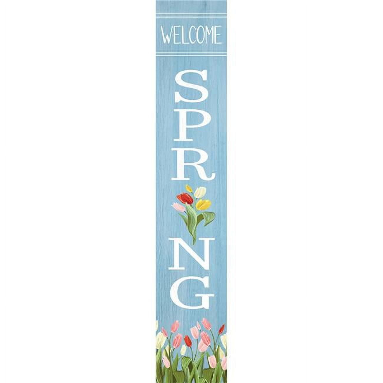 Beechdale Frames 337301 4 x 24 in. Welcome Spring Porch Sign - Walmart.com