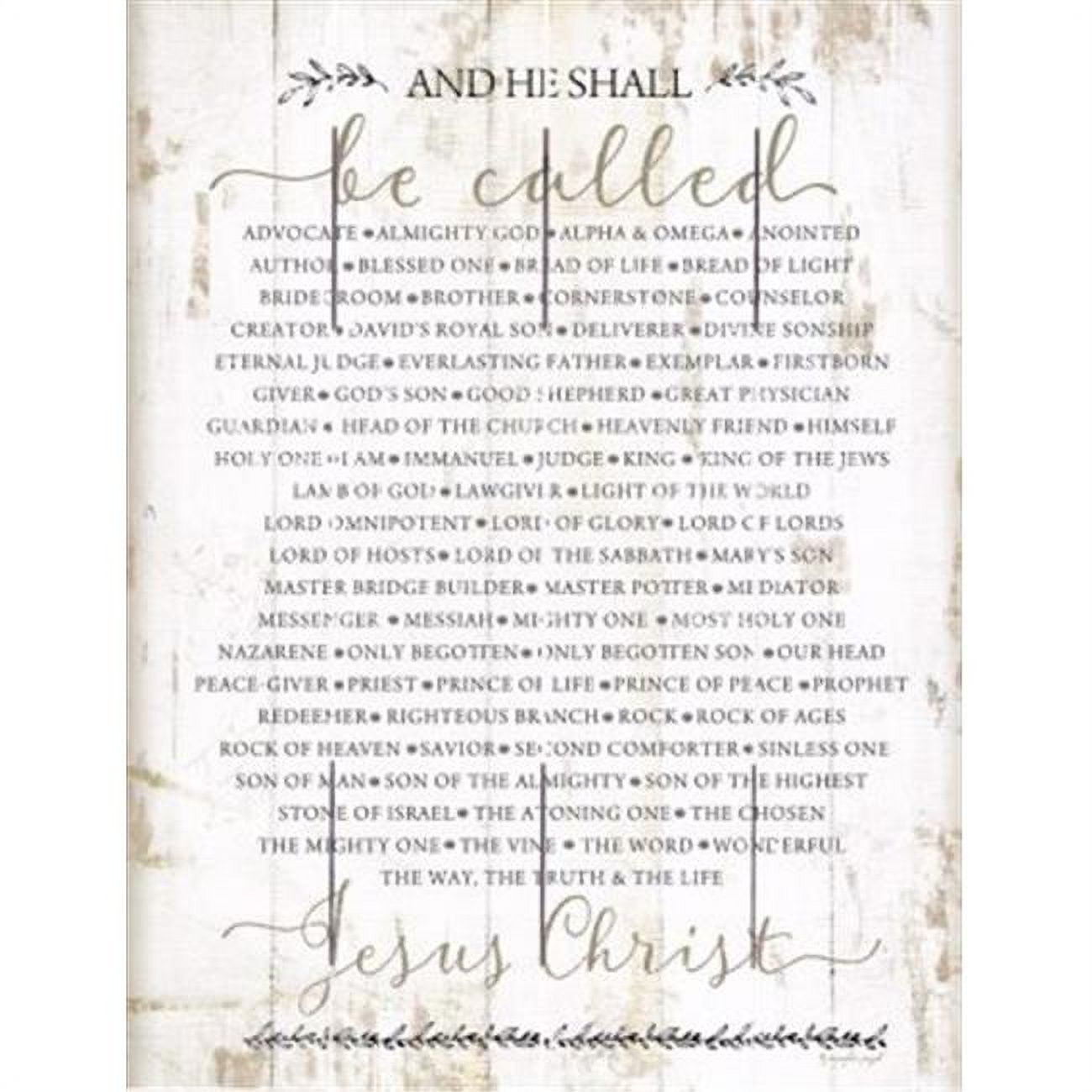 Beechdale Frames 9 x 12 in. The Names of Christ Rustic Pallet Art - Walmart.com