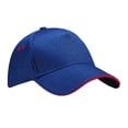 Beechfield Ultimate 5 Panel Contrast Baseball Cap With Sandwich Peak ...
