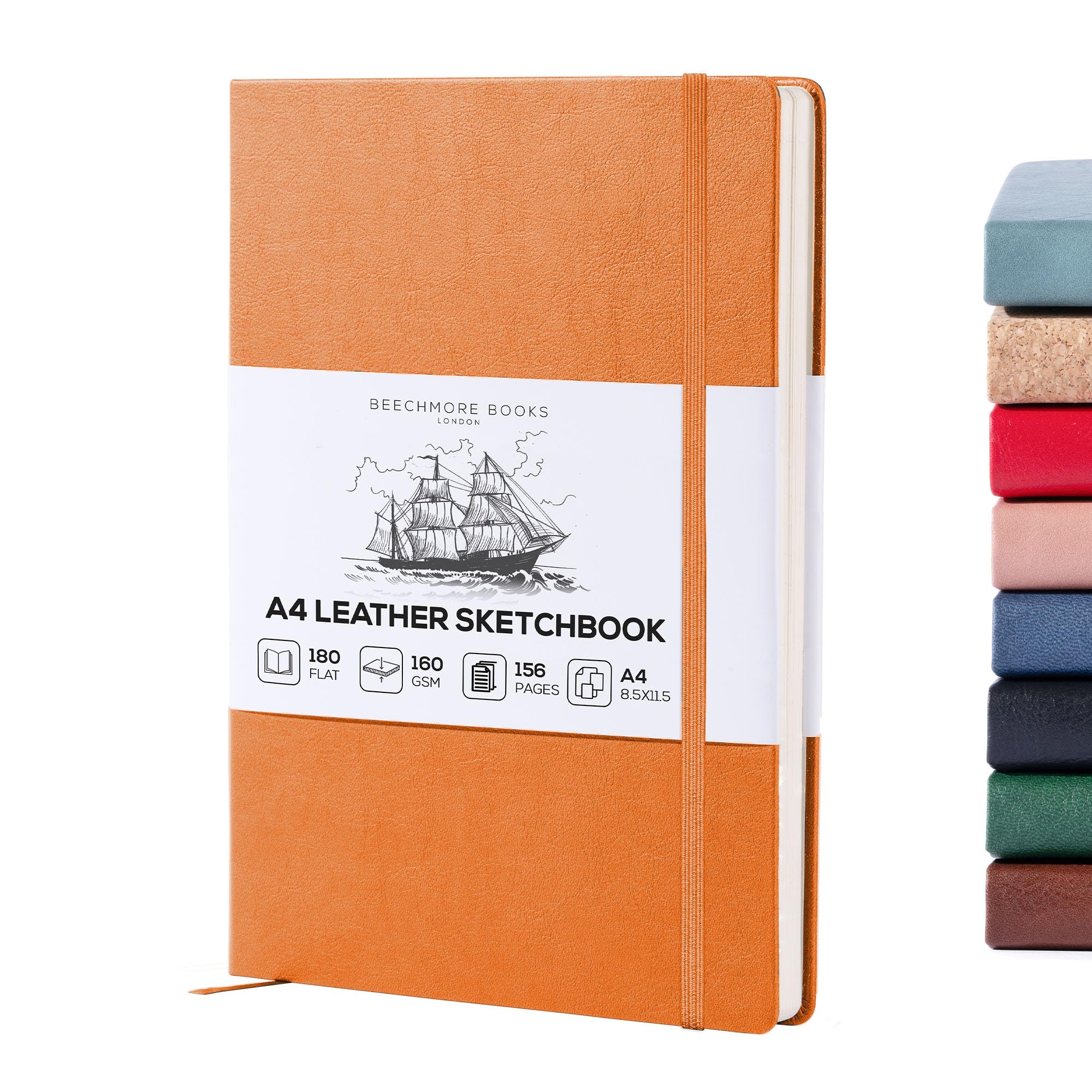 Beechmore Books A4 Sketchbook ESF27 - 8.5x11 Premium Vegan Large Sketch ...