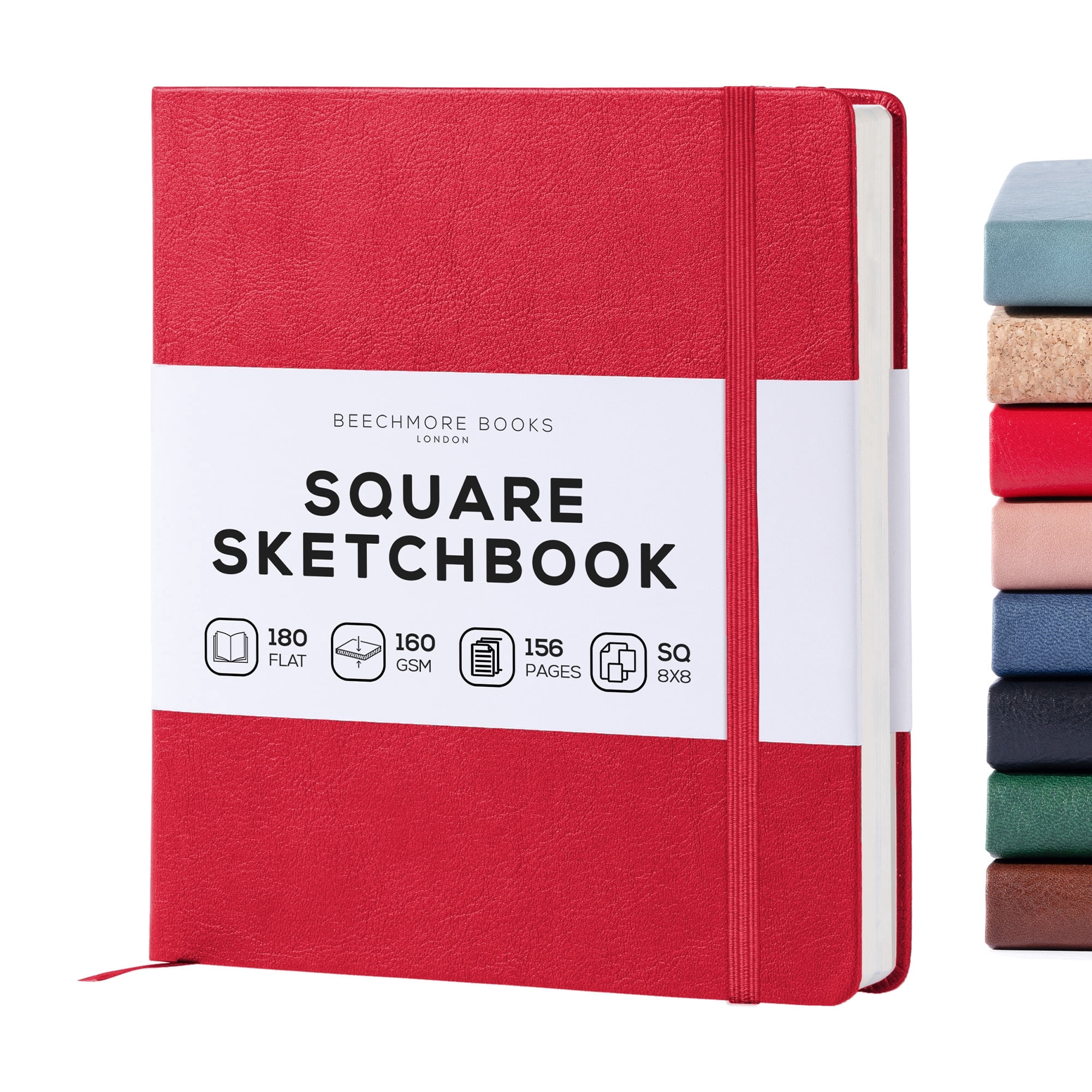 Beechmore Books Square Mixed Media Sketchbook - 8