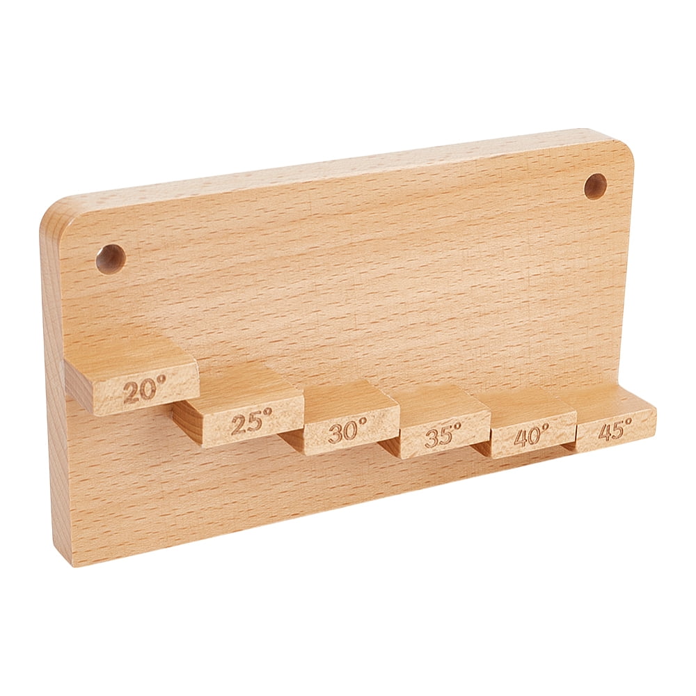 Beechwood Honing Gauge Block Sharpening Angle Fixture Rectangle Edge ...