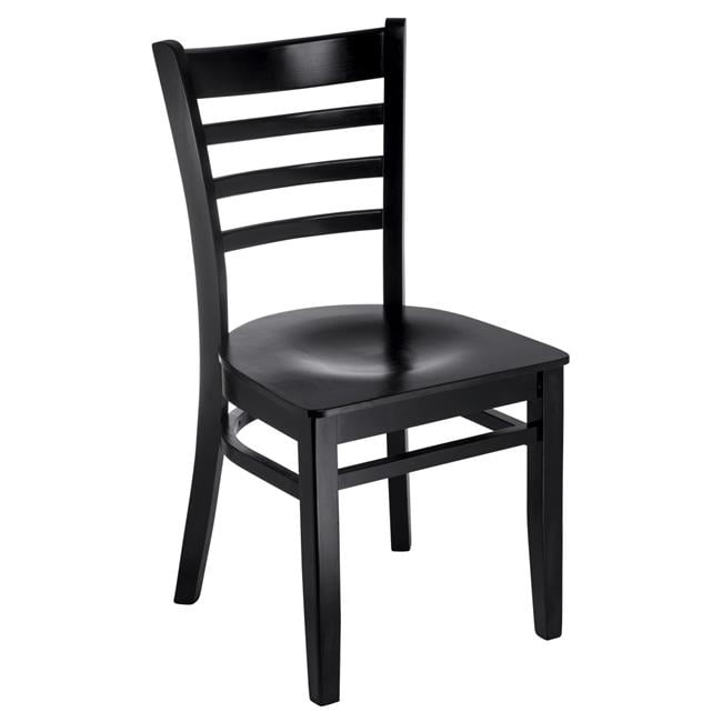 Beechwood Mountain 005SS-B Lindberg Solid Wood Ladder Back Side Chair ...