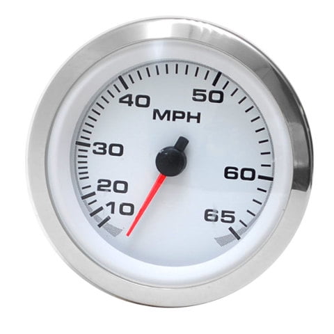 Beede Boat Speedometer Gauge 946932 | Triton 65 MPH 3 1/4 Inch White ...