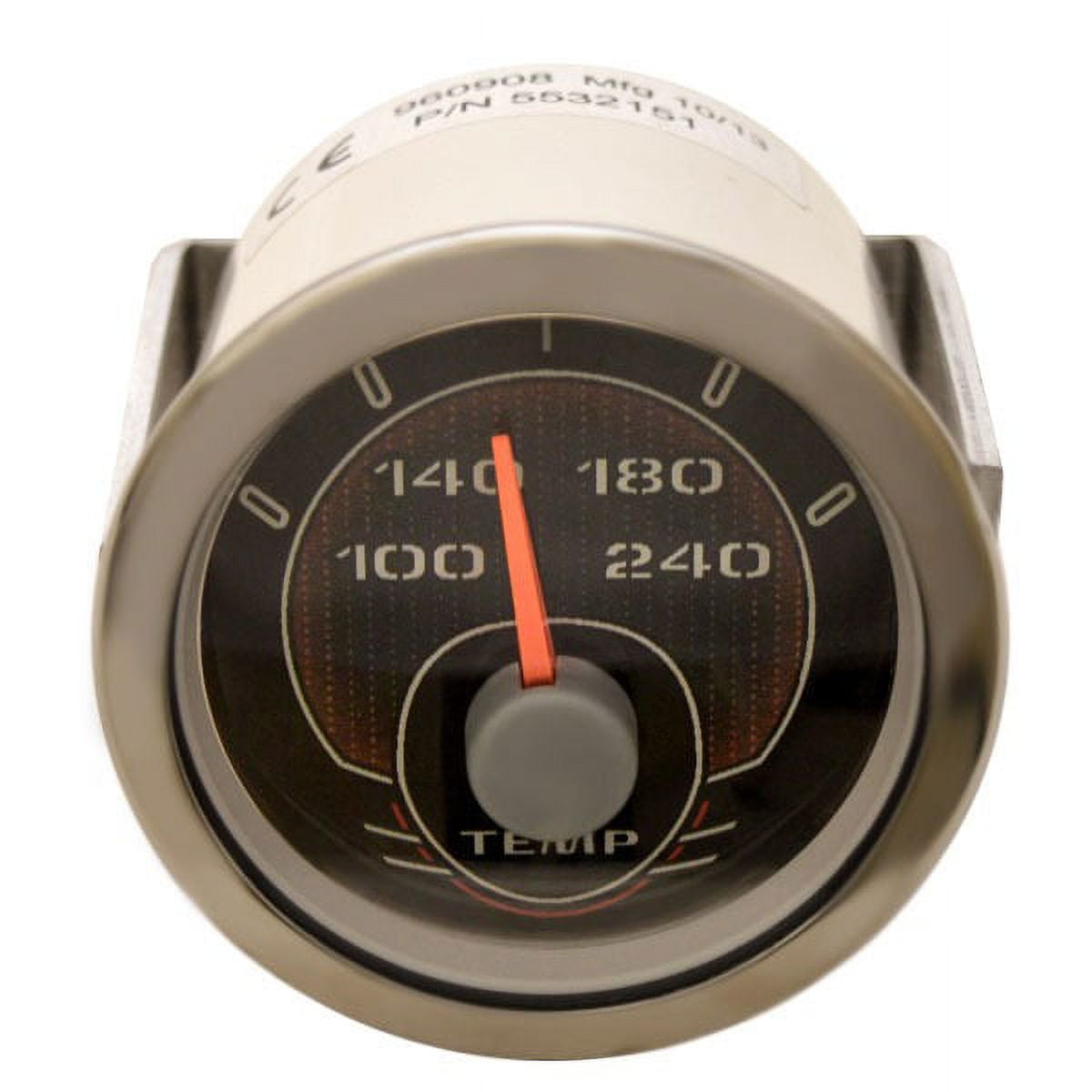 Beede Boat Temperature Gauge 960908 | Ranger Black Silver 2 Inch ...