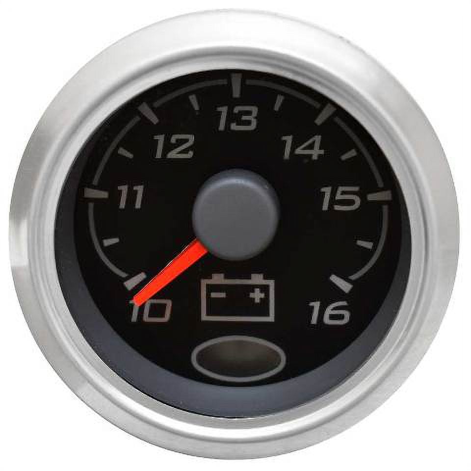 Beede Boat Volt Meter Gauge 960773 | 2 Inch Silver Black - Walmart.com