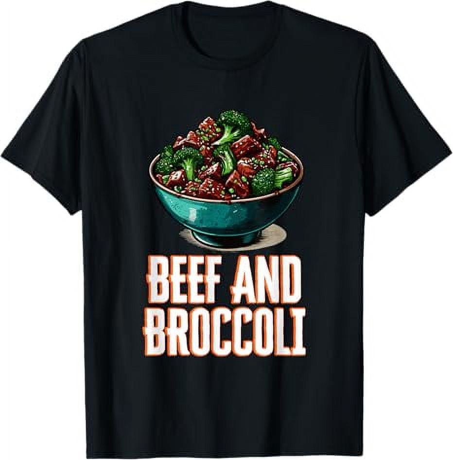 Beef And Broccoli Fast Food Fanatic Bite T-Shirt - Walmart.com